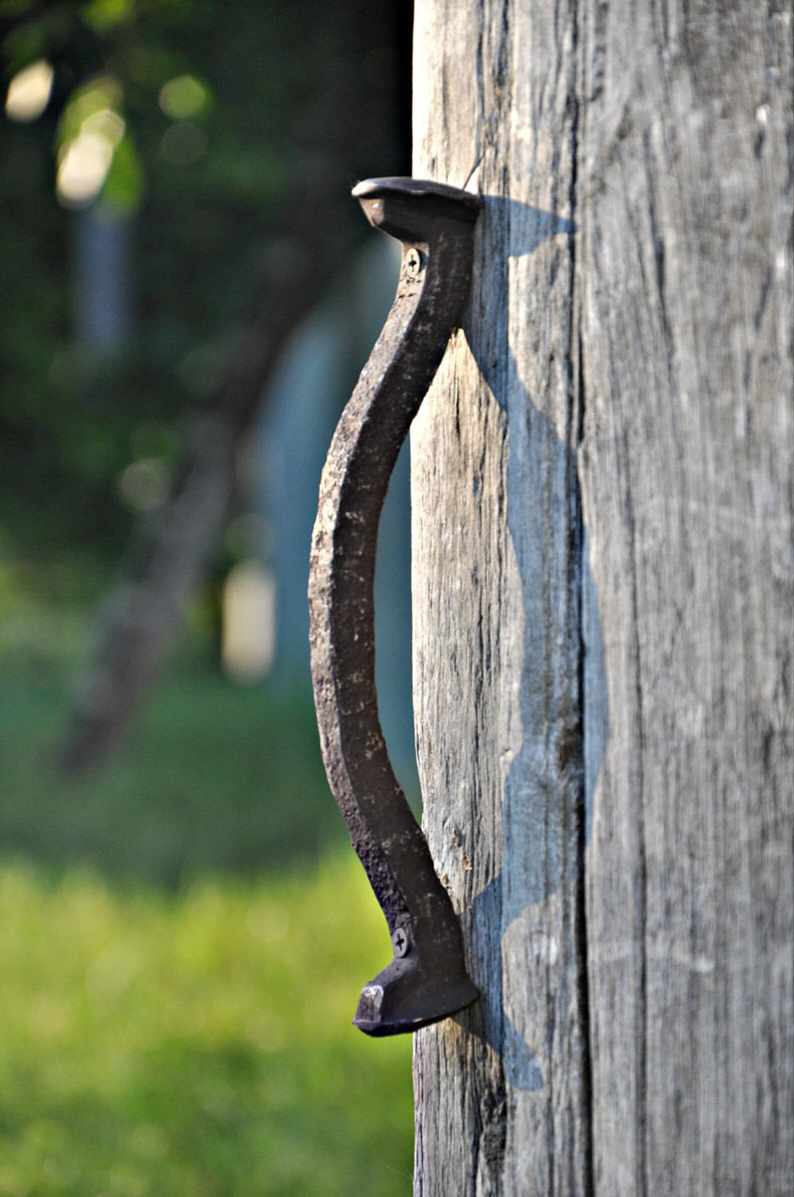 Handle 4 Pcs Railroad Spike Door Handle Wicket Gate Handle - Etsy