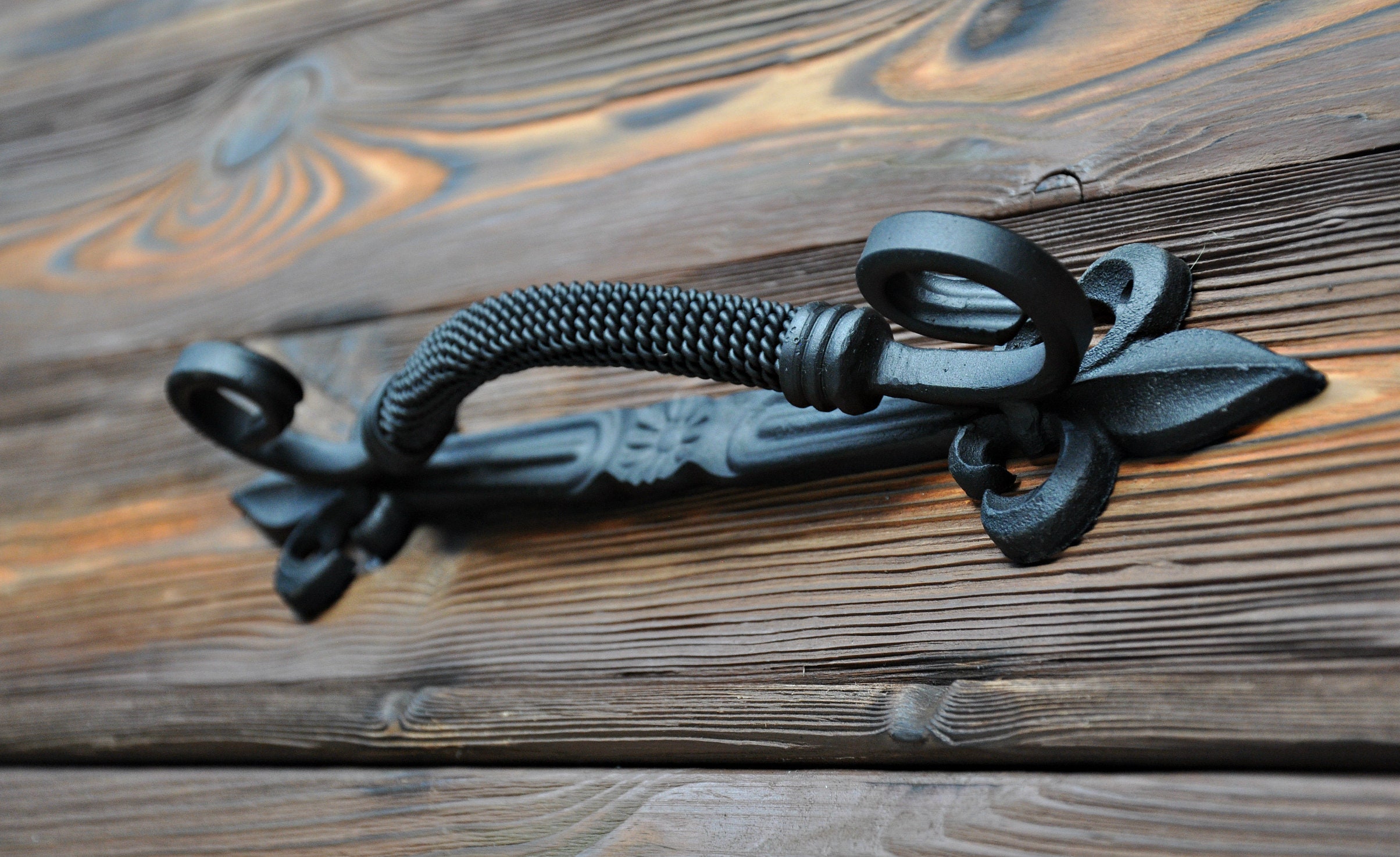 Set of 2 Garage Door Pull Handle Wooden Door Metal Gate Decor - Etsy