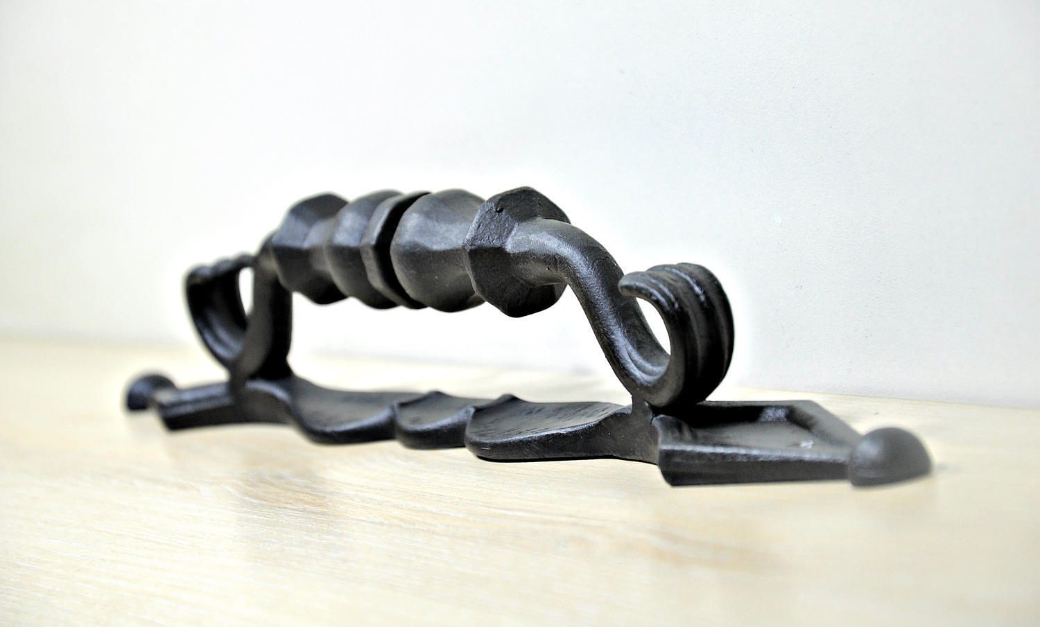 Wrought Iron Handle Barn Door Handle Metal Handle Hand - Etsy