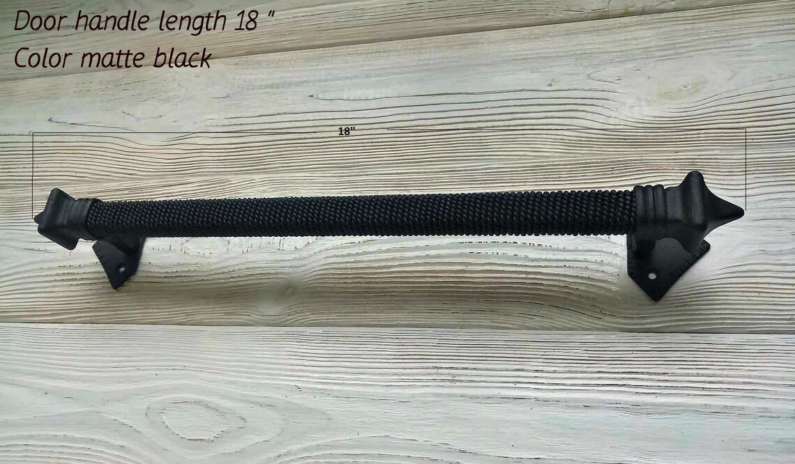 Iron Door Handle, Furniture Rustik Decor, Garage Handle, Barn Pull ...