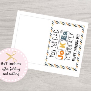 Funny Happy Father's Day Card, Dad Joke Card, Printable Father's Day ...
