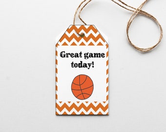 Printable Basketball Gift Tag - Etsy