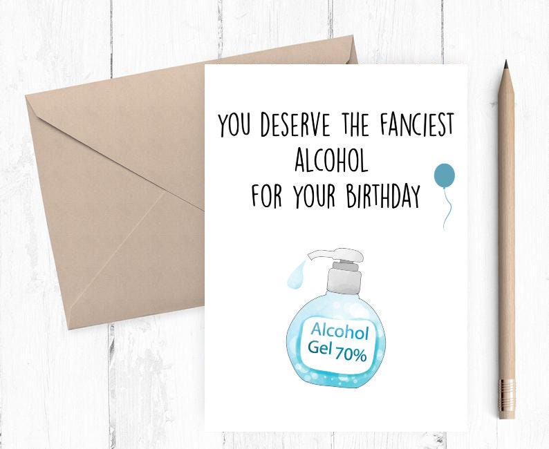 Birthday Quarantine Card Social Distancing Card Birthday - Etsy