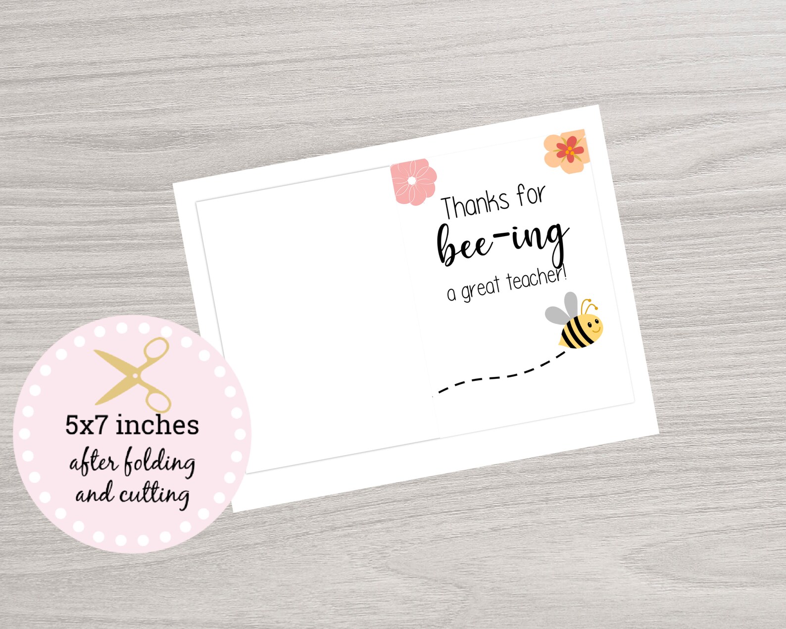 End of Year Card for Teacher Teacher Appreciation Card - Etsy