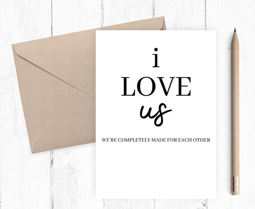 Printable Romantic Love You Card, Printable Anniversary Card, Card ...