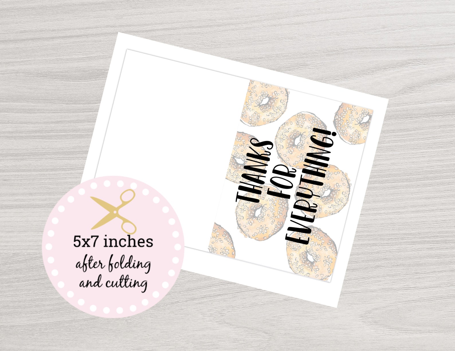 Printable Appreciation Card Printable Thank You Card Thanks - Etsy