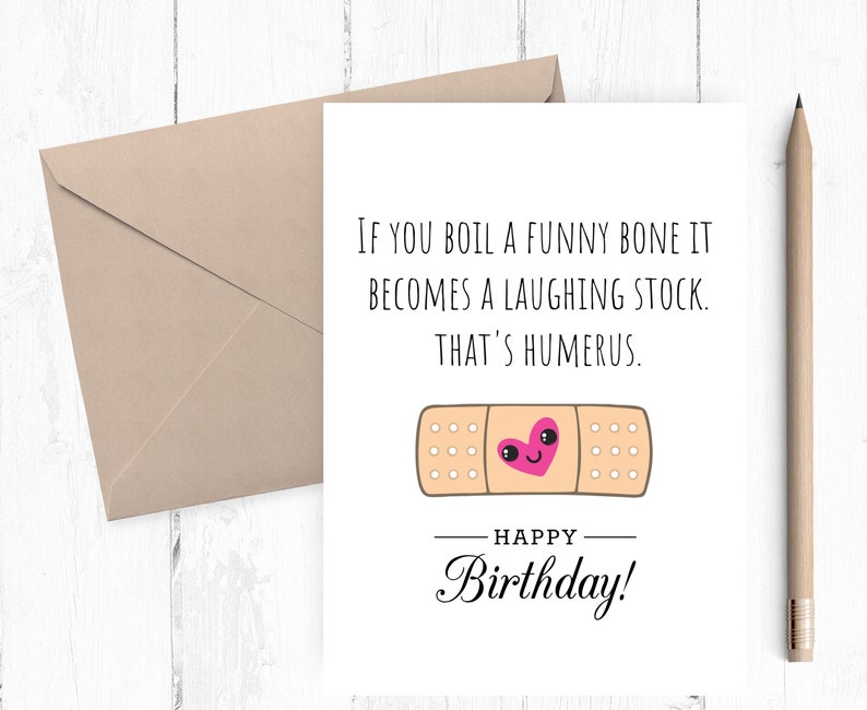 Funny Nurse Doctor Card Funny Medical Birthday Card Instant | Etsy