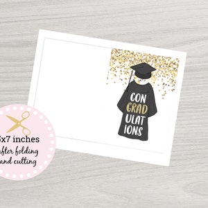 Graduation Card, Printable Graduation Card, Instant Download, Printable ...