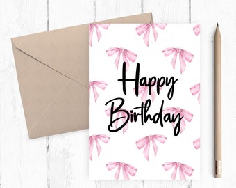 Printable Happy Birthday Card - Etsy