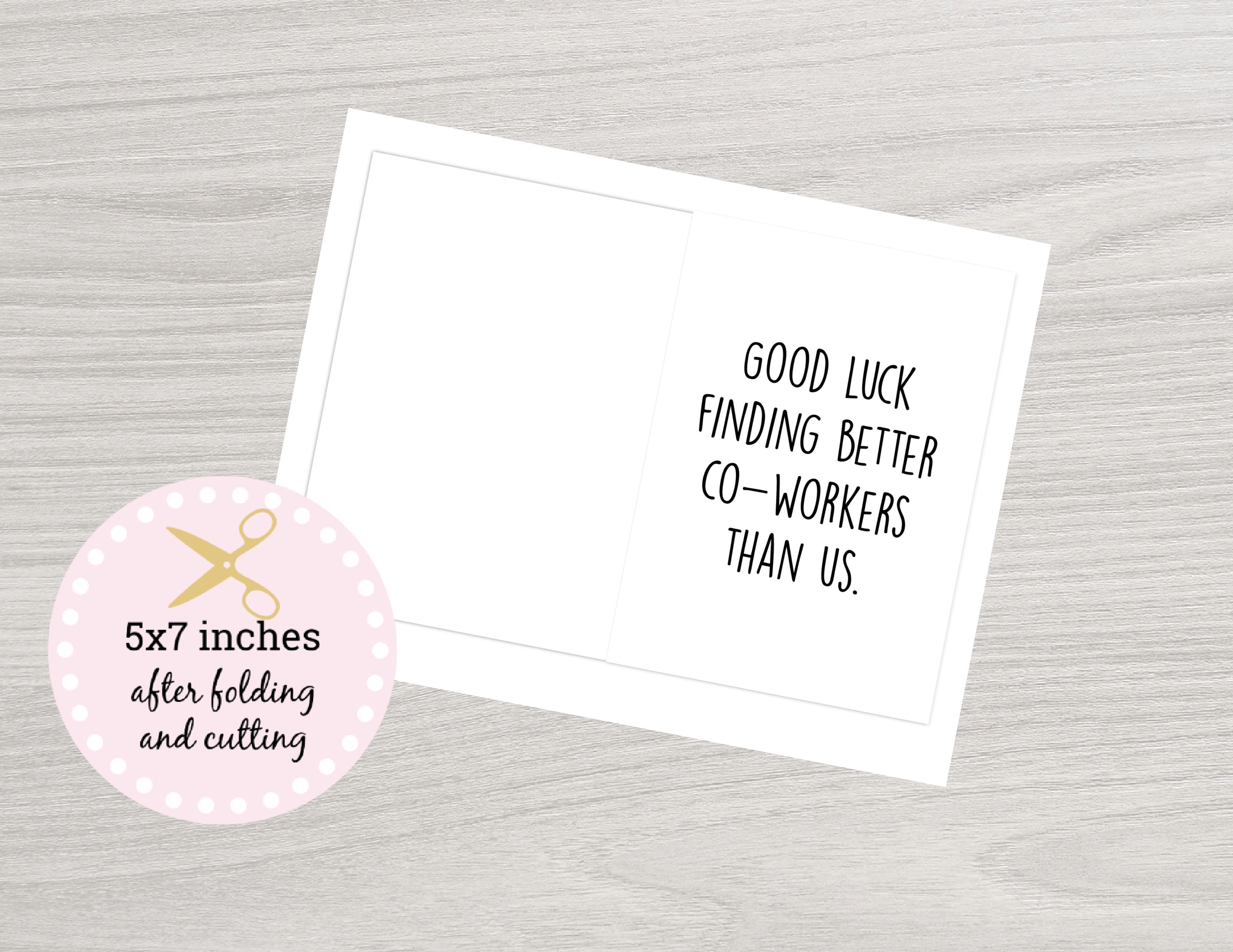 Printable New Job Card Instant Download Farewell Card - Etsy Canada