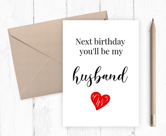Fiance Printable Birthday Card Happy Birthday Fiance - Etsy