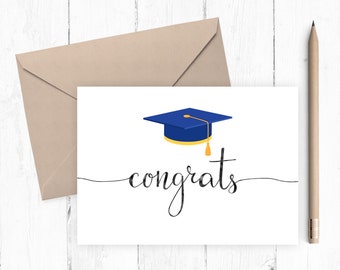 Graduation Card, Printable Graduation Card, and so the Adventure Begins ...