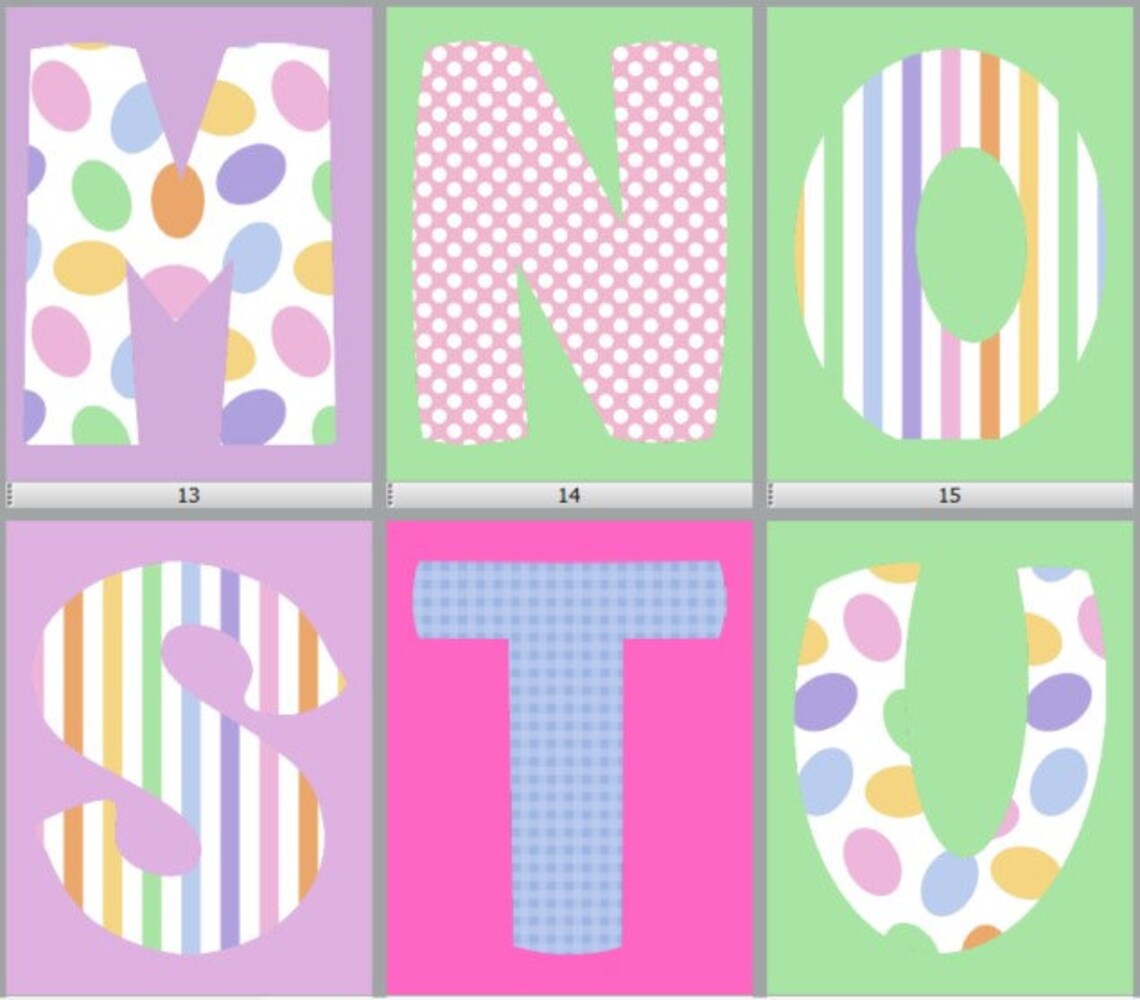Alphabet Letters for the Classroom, Spring Design, Easter Design ...