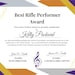 Marching Band Color Guard Award Certificates - Set of Six (6) Digital ...