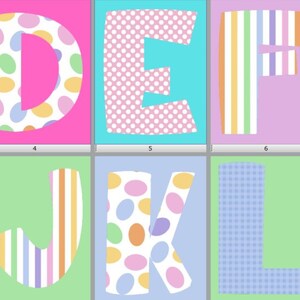 Alphabet Letters for the Classroom, Spring Design, Easter Design ...
