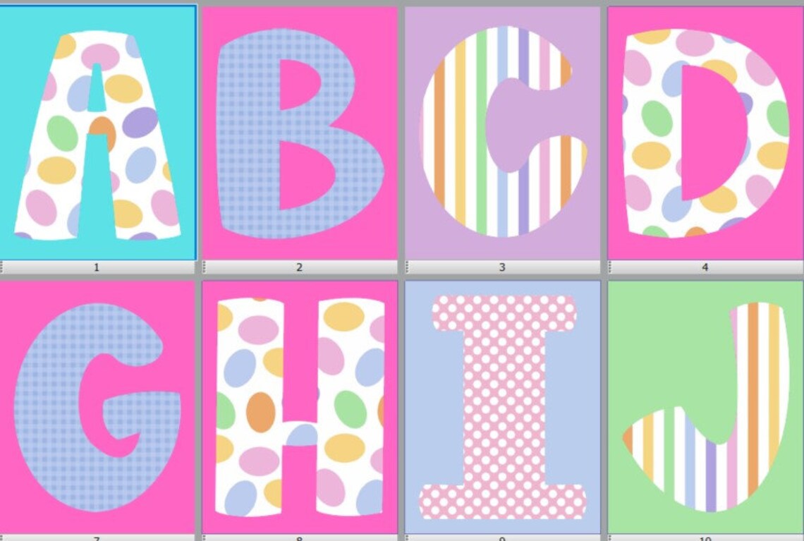 Alphabet Letters for the Classroom, Spring Design, Easter Design ...