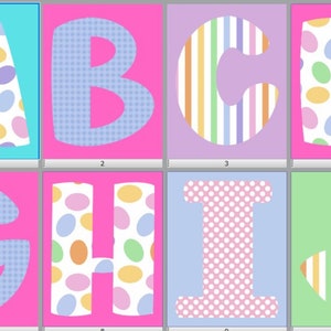 Alphabet Letters for the Classroom, Spring Design, Easter Design ...