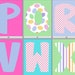 Alphabet Letters for the Classroom, Spring Design, Easter Design ...