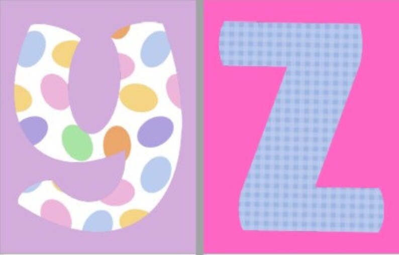 Spring Easter Alphabet Letters, Classroom Decor (digital File) - Etsy