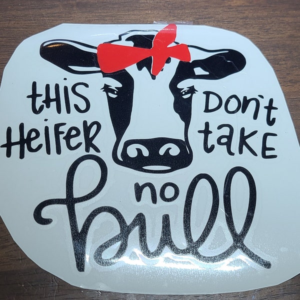 Heifer Decal - Etsy