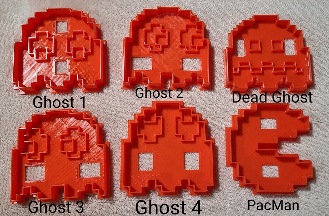 8 Bit Pacman Cookie Cutters - Etsy