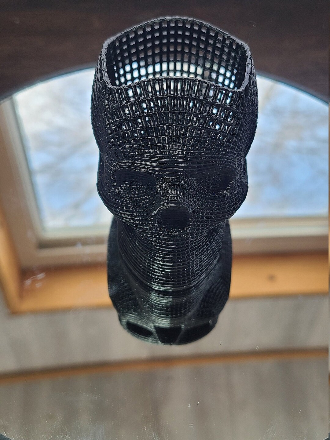 3D Printed Mesh Skull Pencil Holder - Etsy