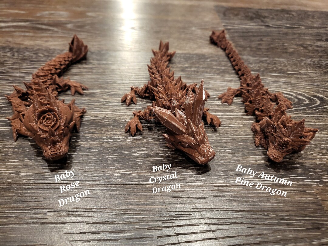 Baby Dragons Articulated Baby Dragons Baby Rose Dragons, Baby Crystal ...