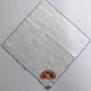 Vintage Rainbow Girls Handkerchief - Etsy
