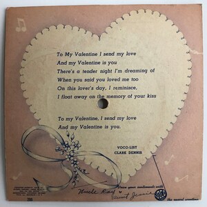 Two Vintage Voco Record Cards - Etsy