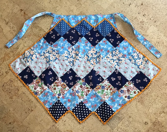 Vintage Quilt Block Apron - Etsy