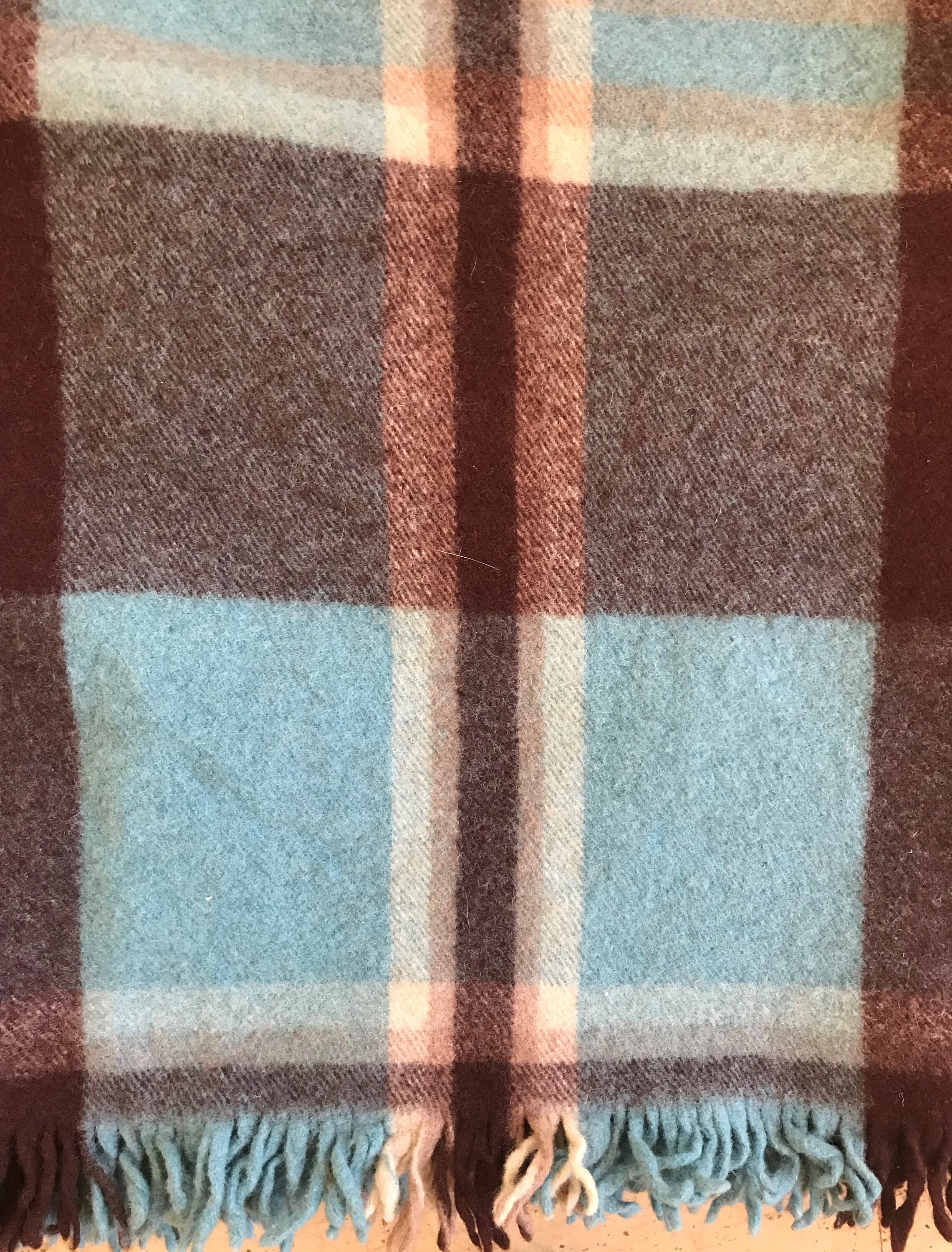 Vintage Wool O' the West Blanket - Etsy