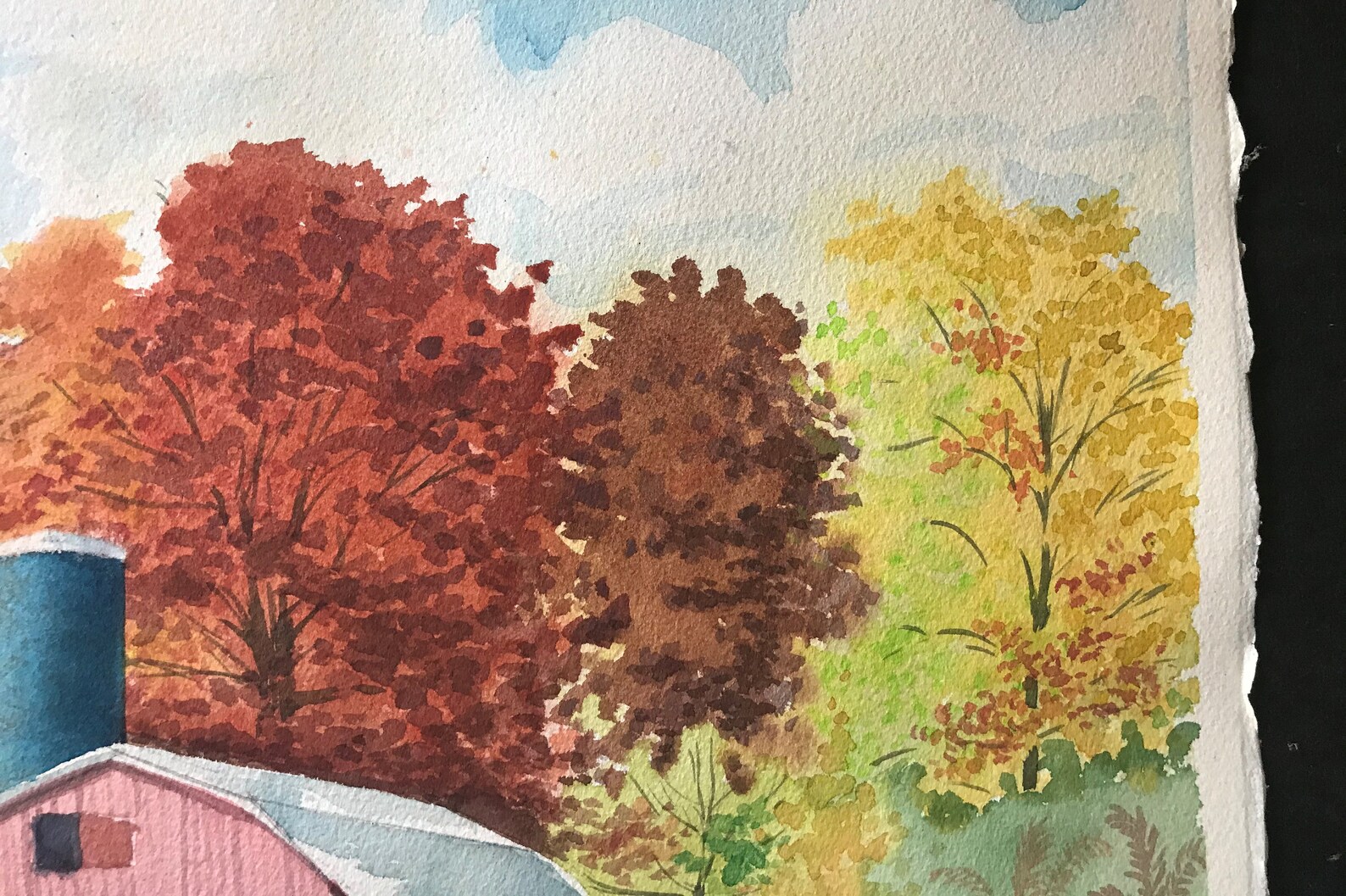 Vintage Watercolor Painting - Etsy