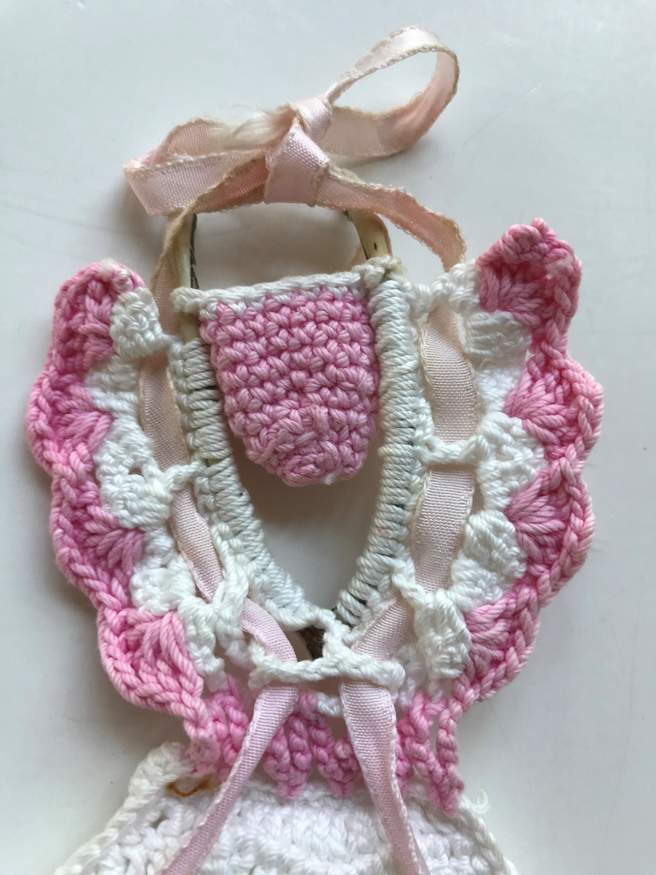 Vintage Wishbone Crocheted Thimble Holder and Pin Cushion - Etsy