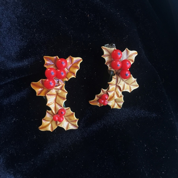 Holly Earrings - Etsy
