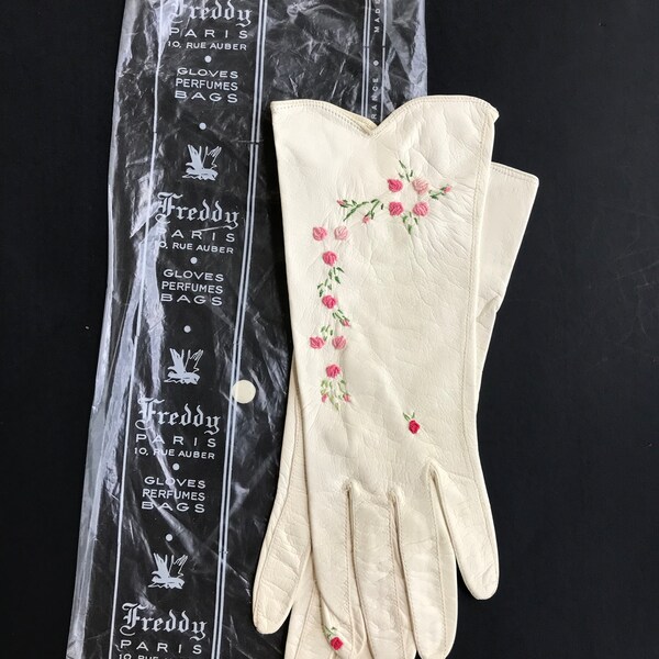 Embroidered Gloves - Etsy