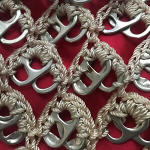 Vintage Crocheted Pull Tab Purse - Etsy