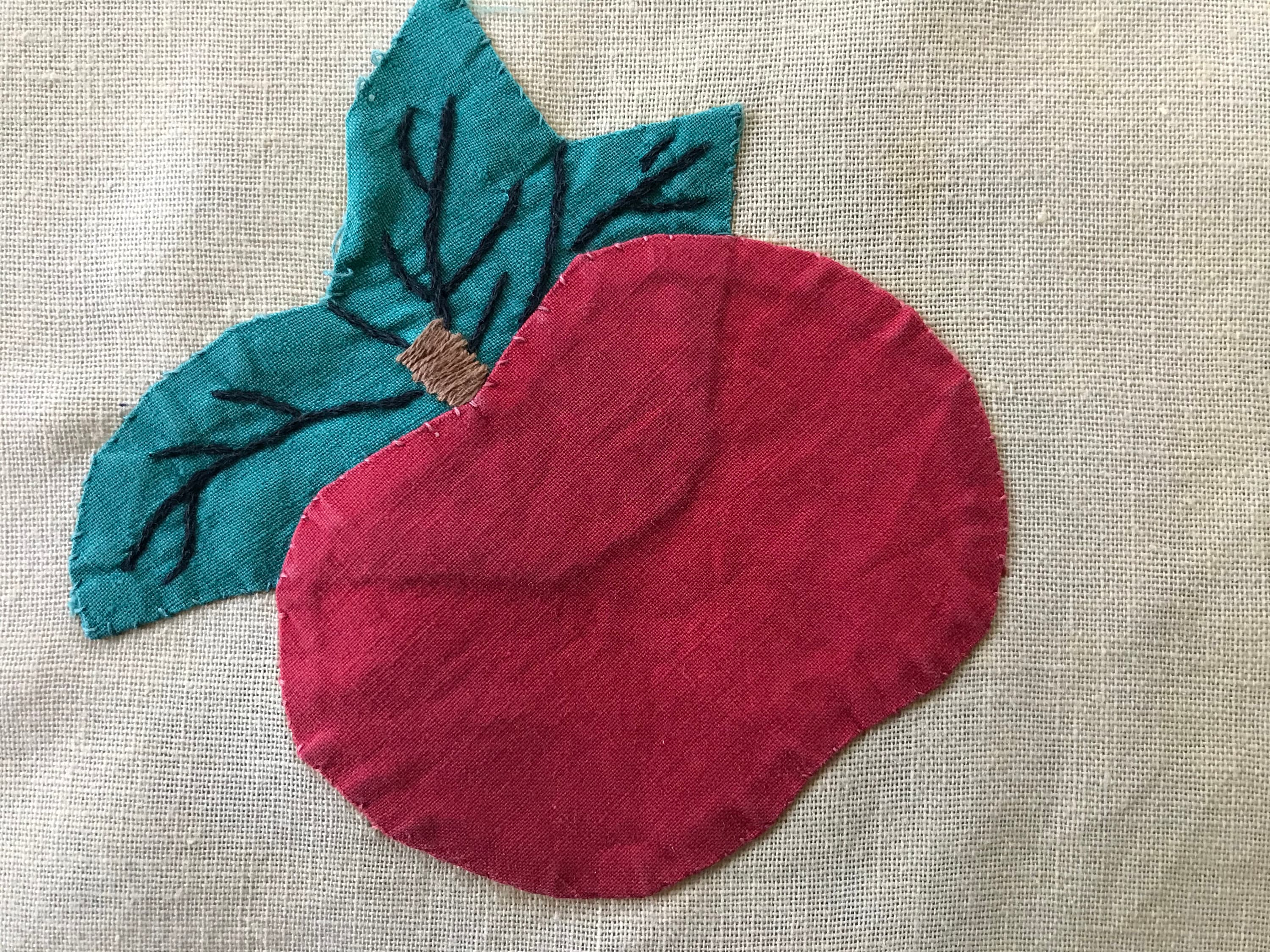 Vintage Appliqued Apple Tablecloth - Etsy UK