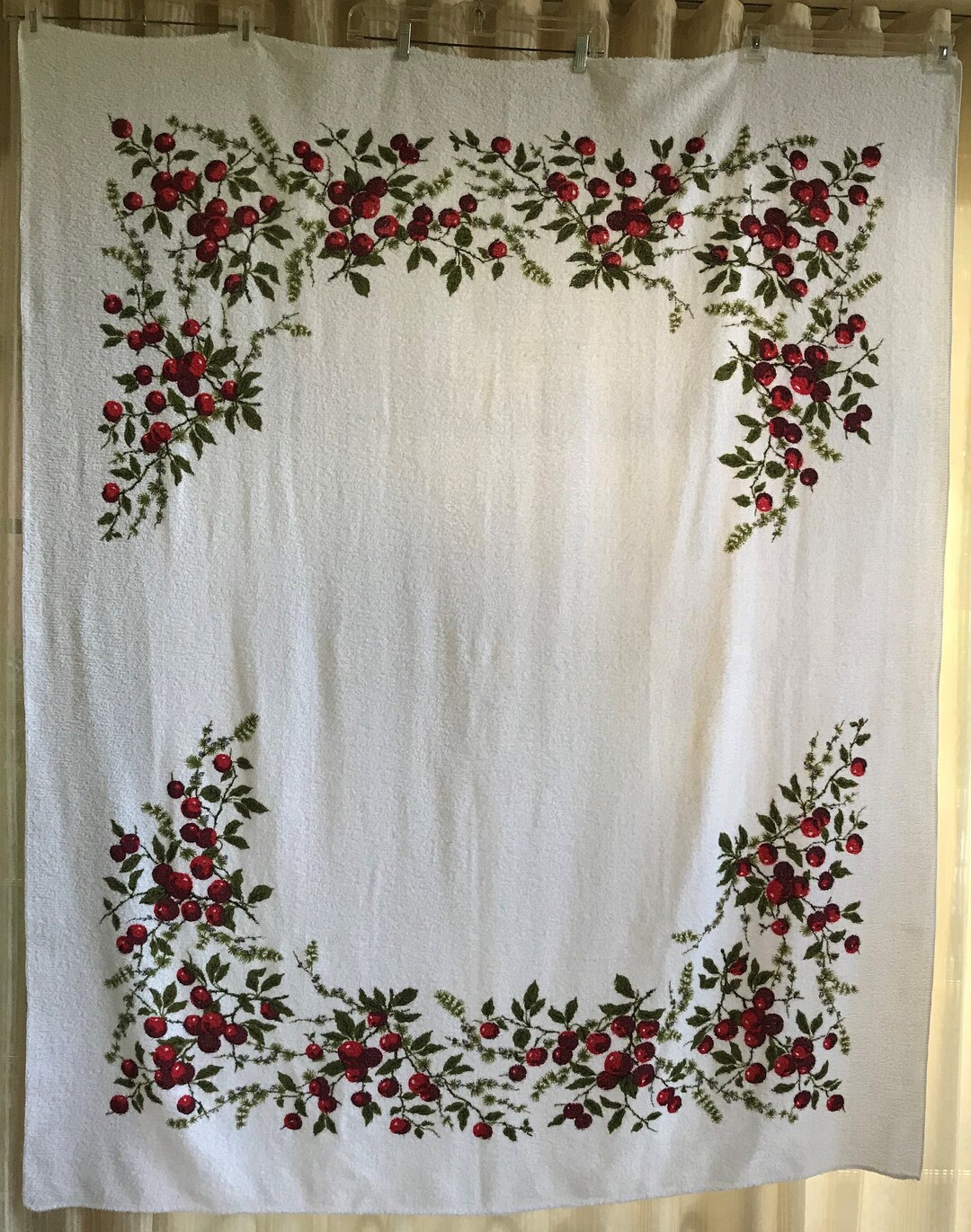 Vintage Wilendure Terry Tablecloth - Etsy