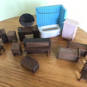 Vintage Strombecker Doll House Furniture | Etsy