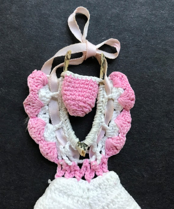 Vintage Wishbone Crocheted Thimble Holder and Pin Cushion | Etsy