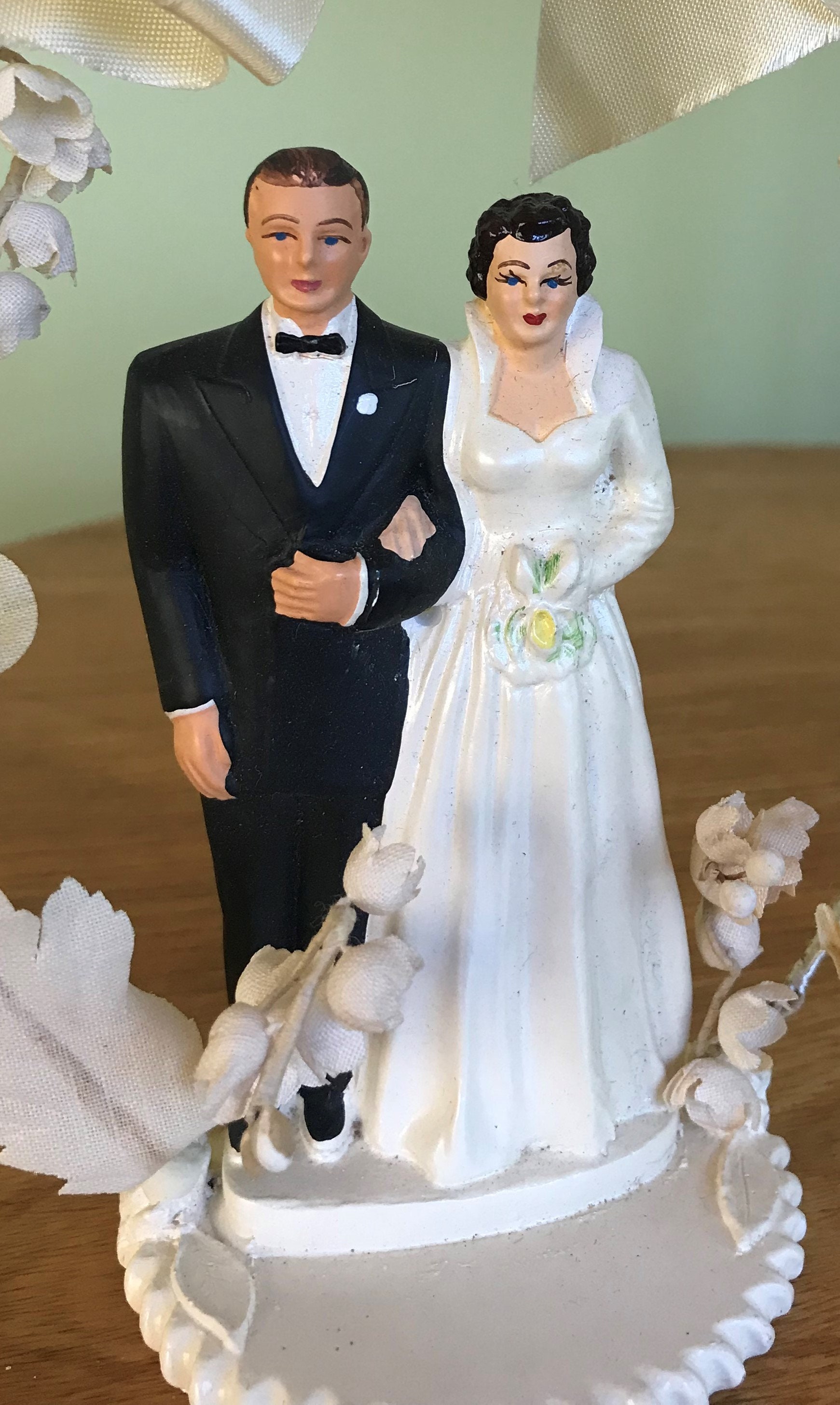 Vintage Wedding Cake Topper - Etsy