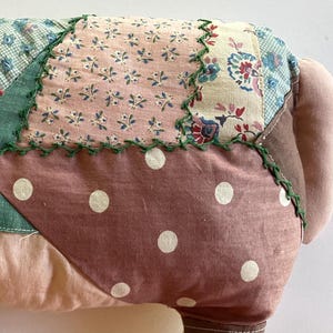 Vintage Patchwork Stuffed Ram - Etsy