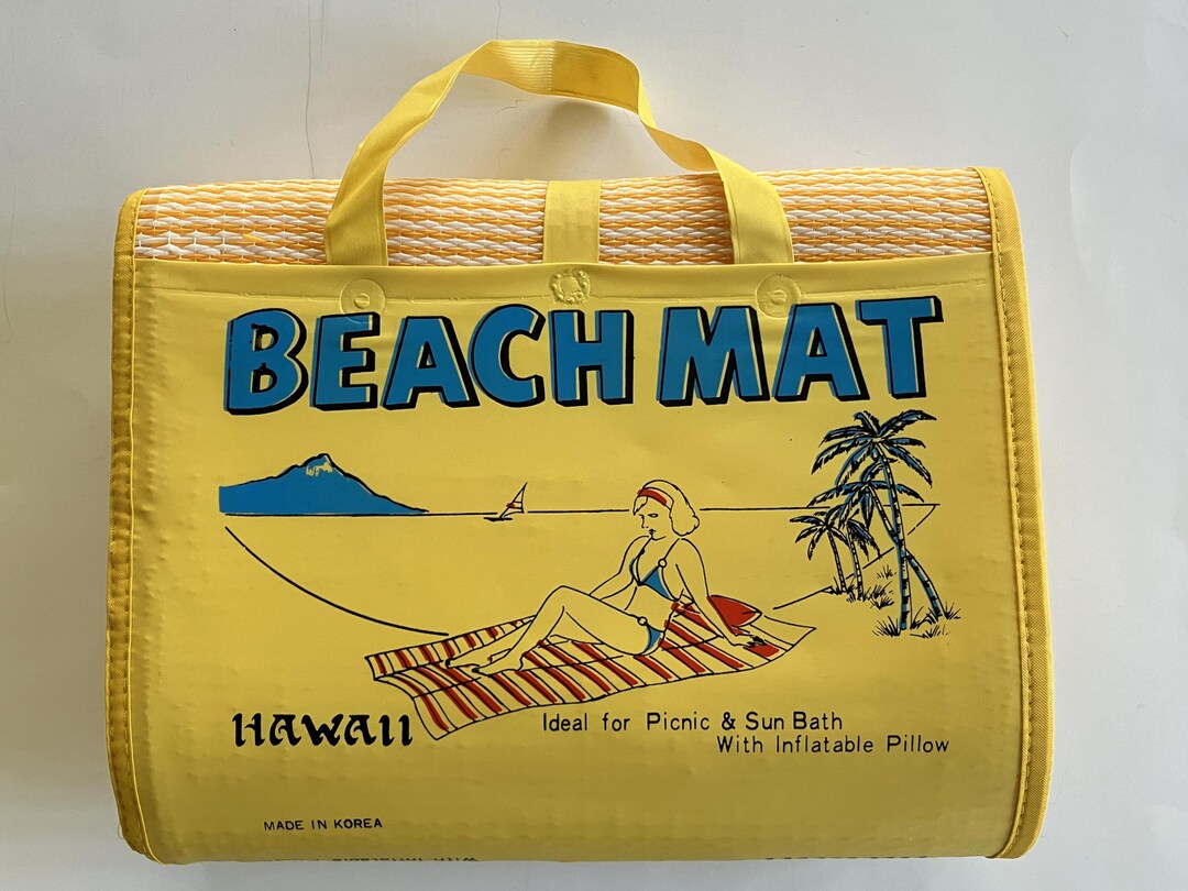 Vintage Hawaiian Beach Mat - Etsy