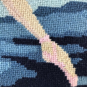 Vintage Needlepoint Ballet Picture - Etsy