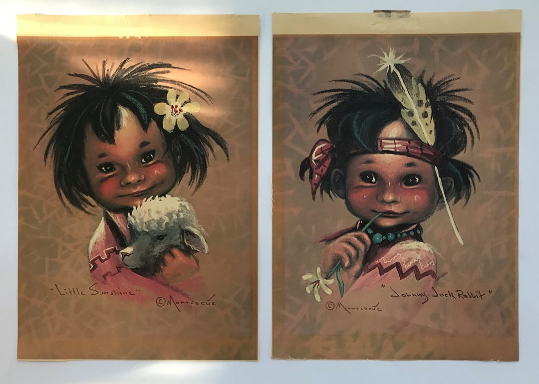 Two Vintage Monteague Flagg Prints - Etsy