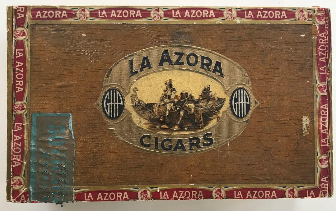 Vintage La Azora Cigar Box From 1936 - Etsy