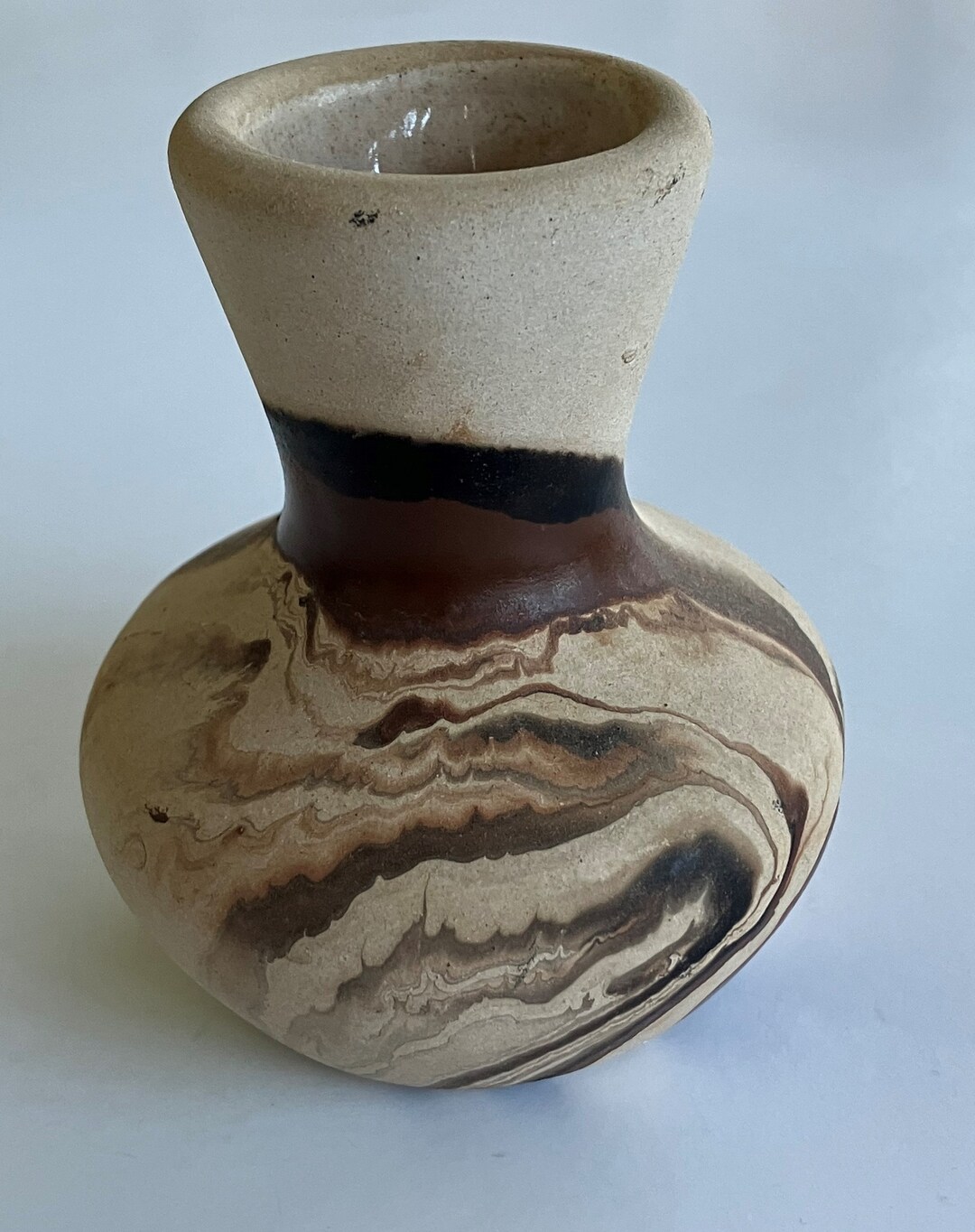 Vintage Nemadji Pottery Vase - Etsy