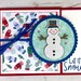 Let It Snow Snowman Fun Fold Card DIY Class Kit - Etsy
