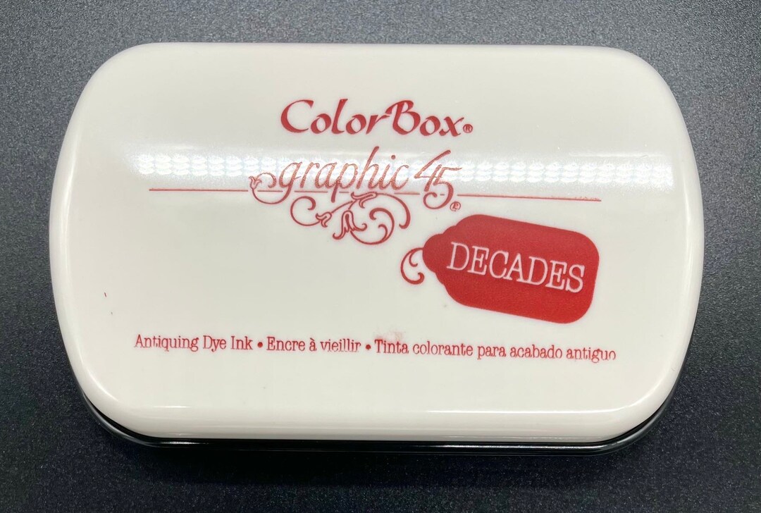 G45 Color Box - Decades Ink Pad - Triumphant Red - Etsy