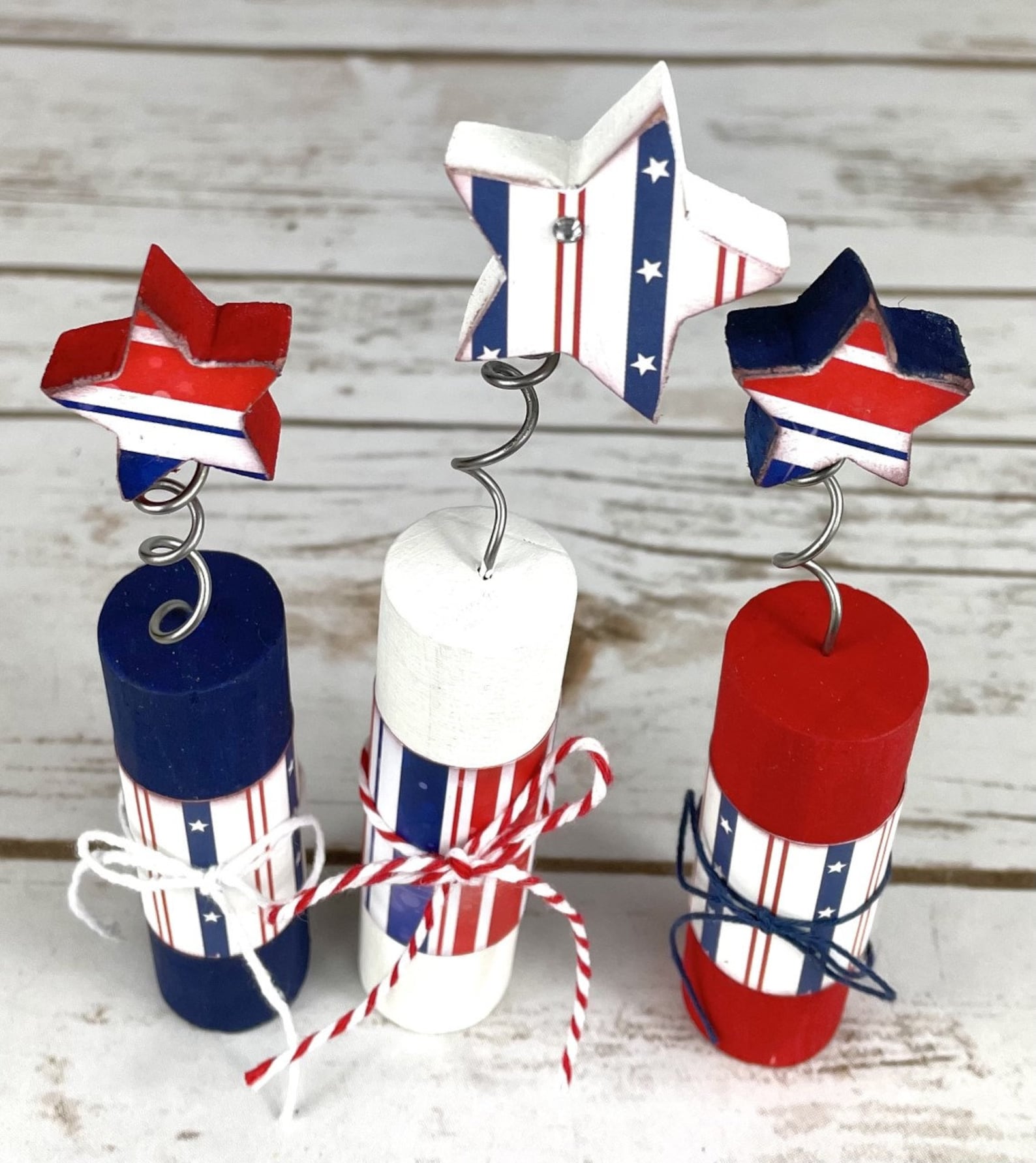 4th of July Firecrackers DIY Firecrackers Set Wood Decor | Etsy